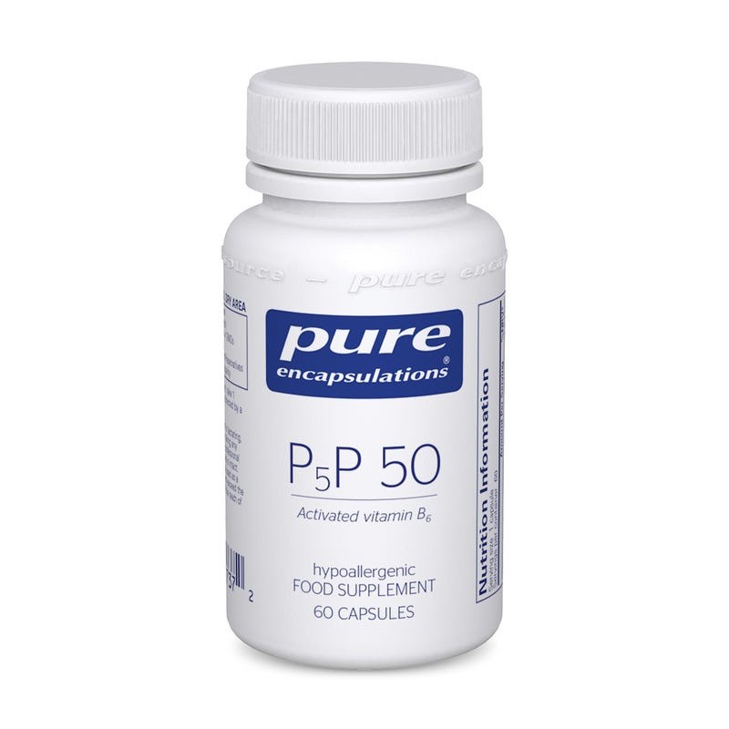 P5P 50 (activated Vitamin B6) - 60 Capsules - Pure Encapsulations - YourHealthBasket
