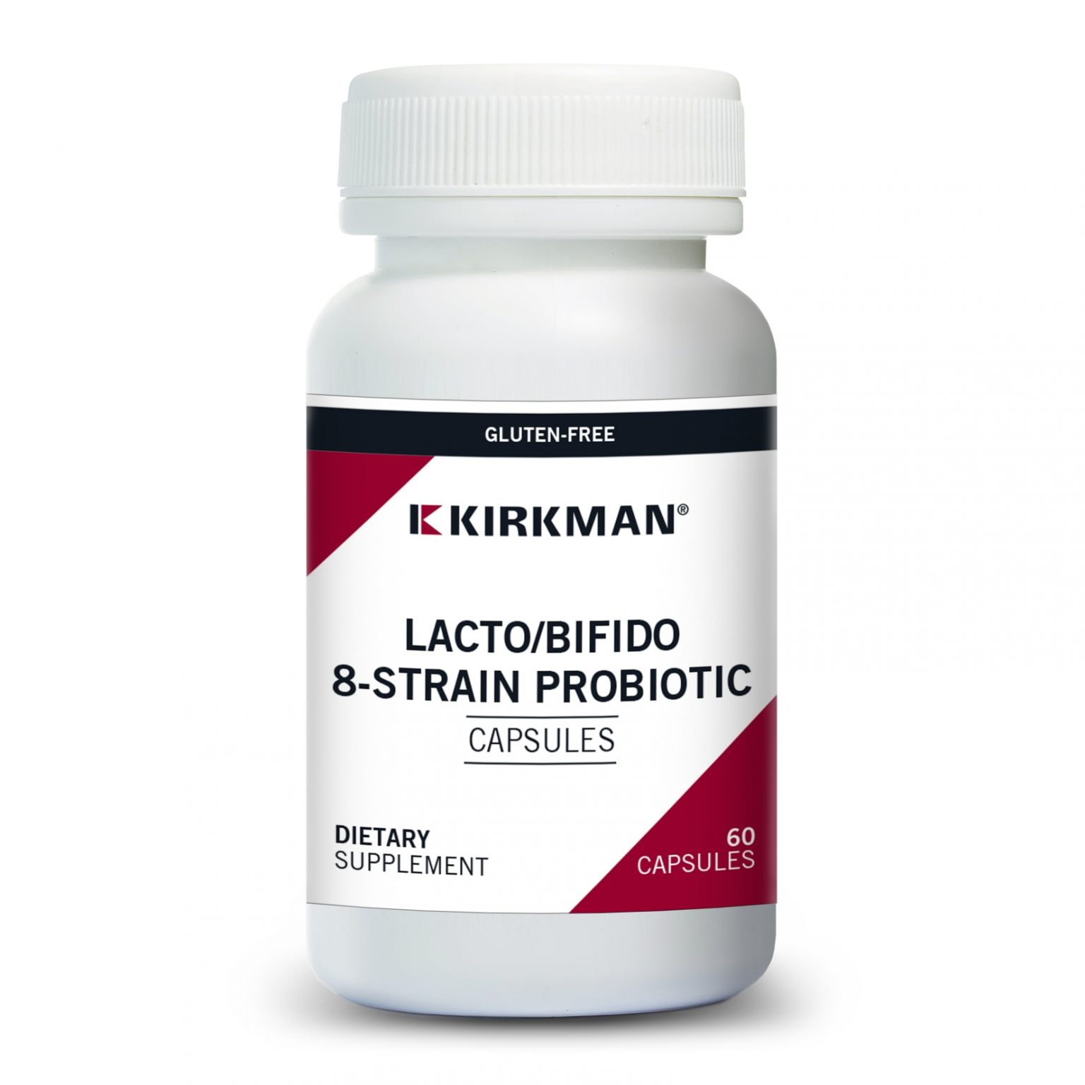Lacto/Bifido 8-Strain Probiotic 60 capsules - Kirkman - YourHealthBasket