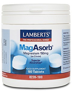 MagAsorb - 180 Tablets - Lamberts - YourHealthBasket