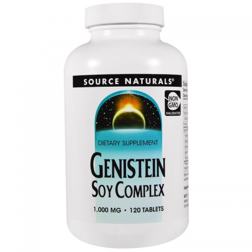 Genistein, Soy Complex - 120 Tablets - Source Naturals - YourHealthBasket