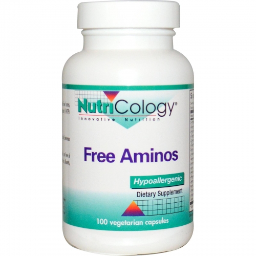 Free Aminos, 100 Veggie Caps - Nutricology / Allergy Research Group ...