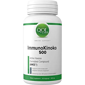 ImmunoKinoko AHCC 500 mg 90 vcaps - Quality of Life Labs - YourHealthBasket