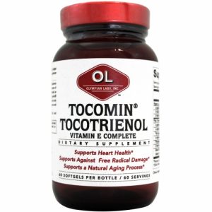 Tocomin Tocotrienol Vitamin E Complete, 60 Softgels - Olympian Labs Inc ...
