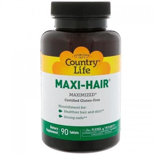 Maxi-Hair, 90 Tablets - Country Life - YourHealthBasket