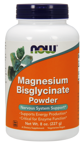 Magnesium Bisglycinate Powder, 8 oz (227 g) - Now Foods - YourHealthBasket