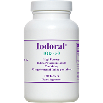 Iodoral IOD-50 (iodine), 50 mg - 120 tabs - YourHealthBasket