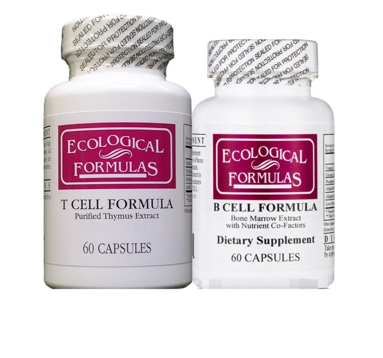 B Cell Formula and T Cell Formula 2 x 60 Capsules - Ecological Formulas ...