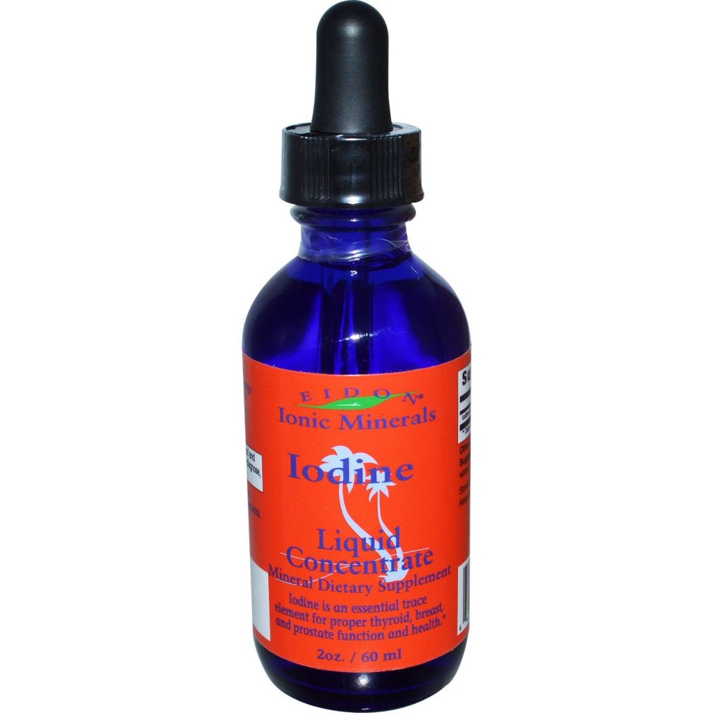 Iodine, Liquid Concentrate, 60ml - Eidon Mineral Supplements ...