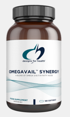 OmegAvail Synergy (180 Capsules) - Designs for Health - YourHealthBasket