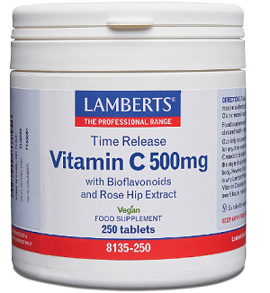 Time Release Vitamin C 500mg (250 tablets) - Lamberts - YourHealthBasket