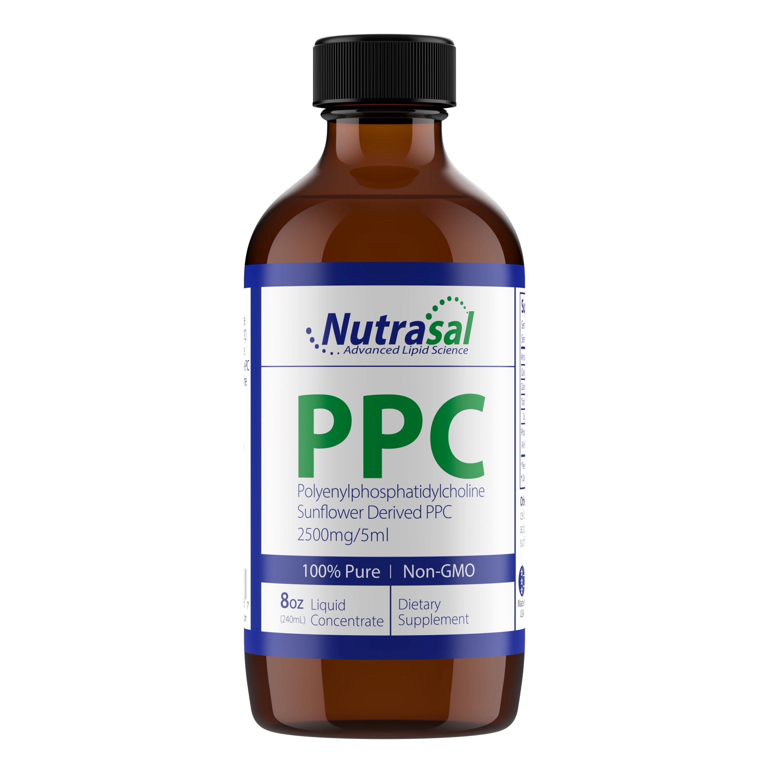 PhosChol PPC Non GMO Sunflower Liquid Concentrate (8oz) - Nutrasal *SOI ...