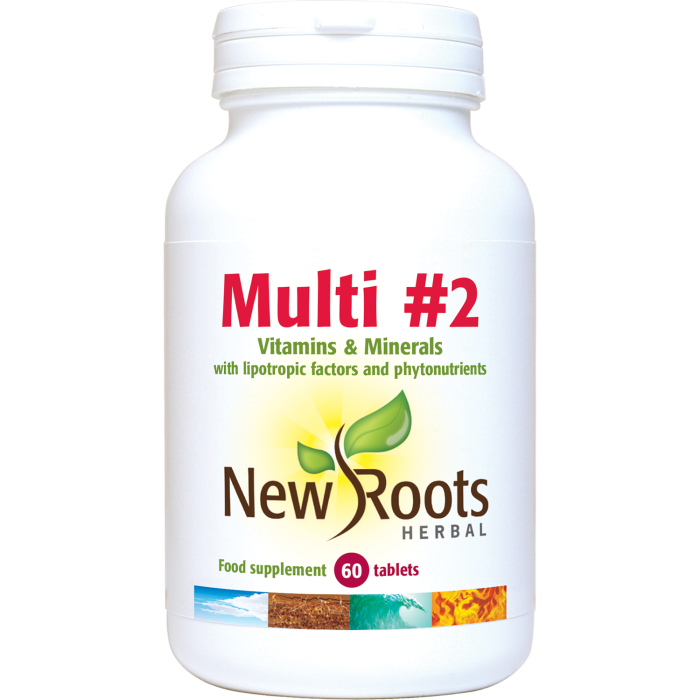 Multi #2 (60 tablets) - New Roots Herbal - YourHealthBasket